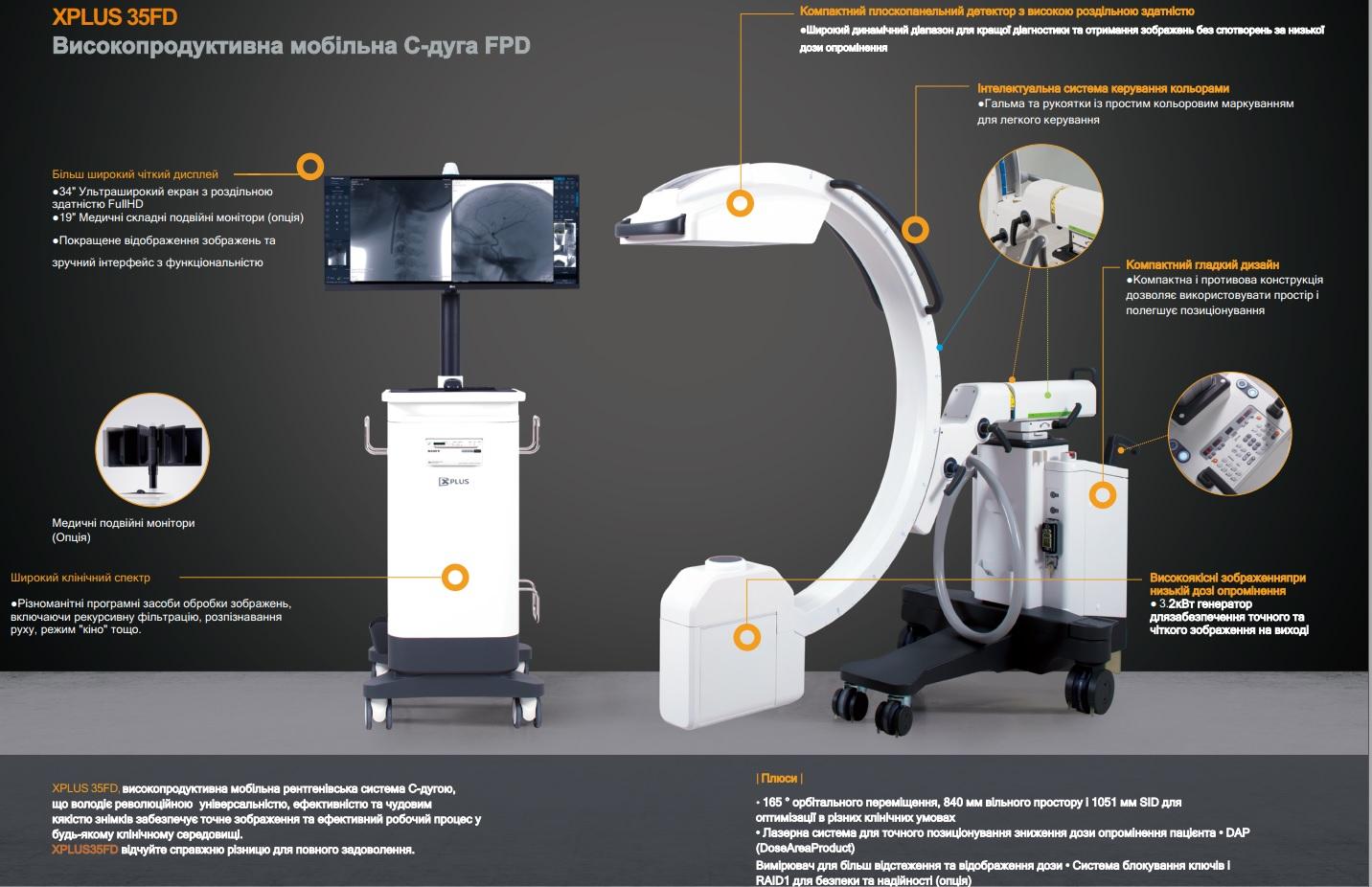 Цифрова С-арка XPLUS-35 Виробник: Корея, GEMSS HEALTHCARE Co., Ltd. В ...